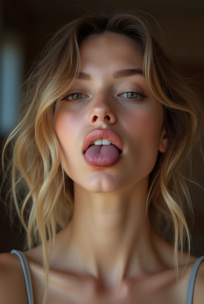 Cum in small girls mouth - SeaArt AI