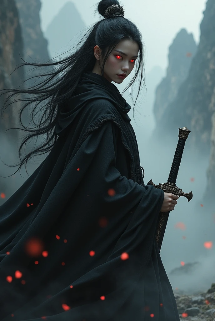 Best quality,ultra-detailed,xianxia,death god,beautiful detailed eyes ...