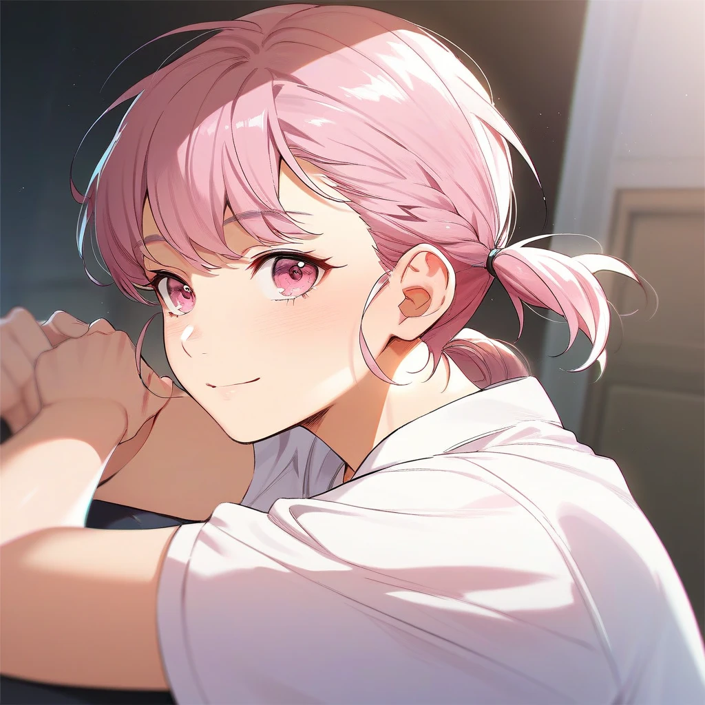 1girl, pretty, cute, blonder hair, short hair, twintail, bangs - SeaArt AI