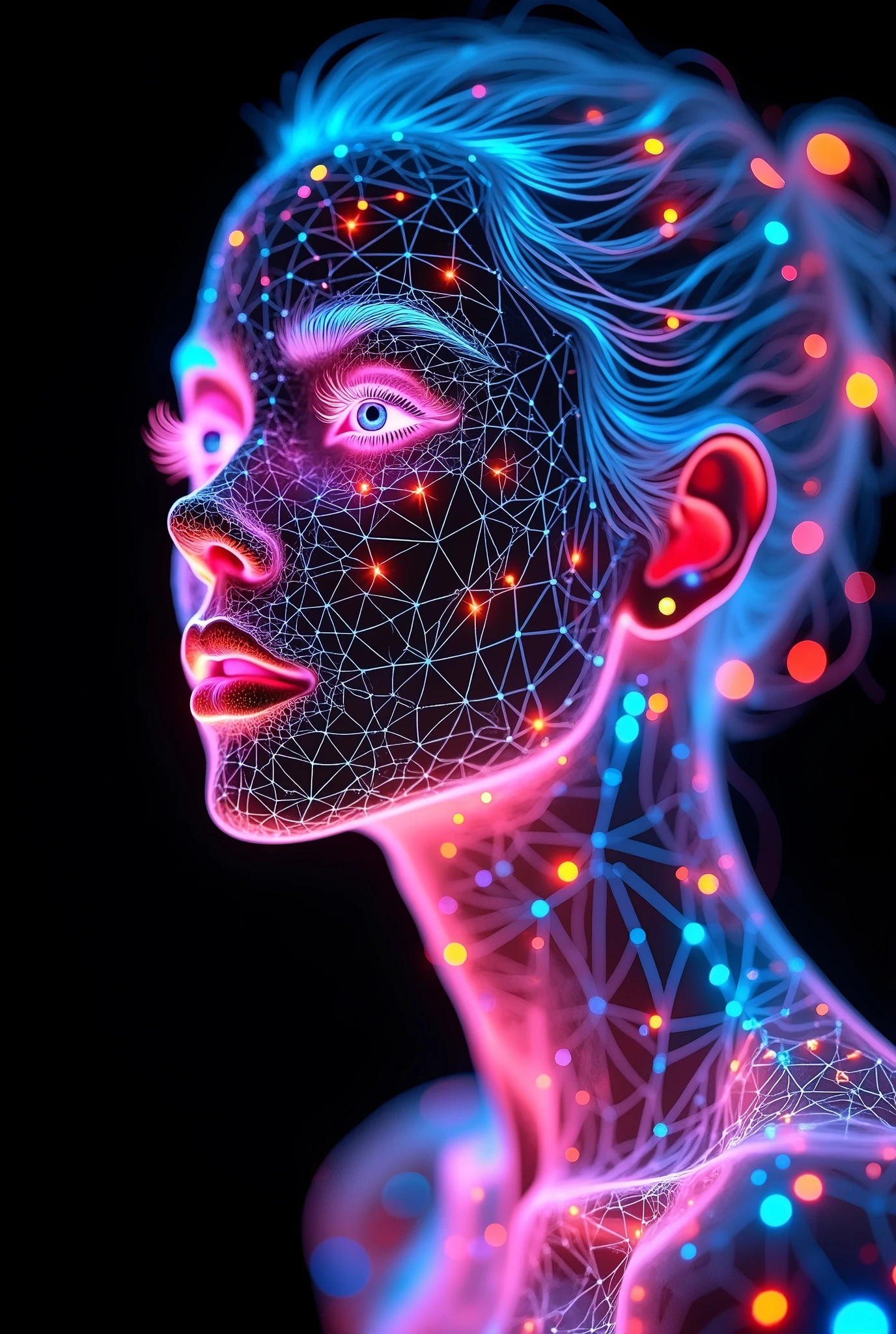 (Illumination glow line art, sharp line illumination), ((dynamic shot ...