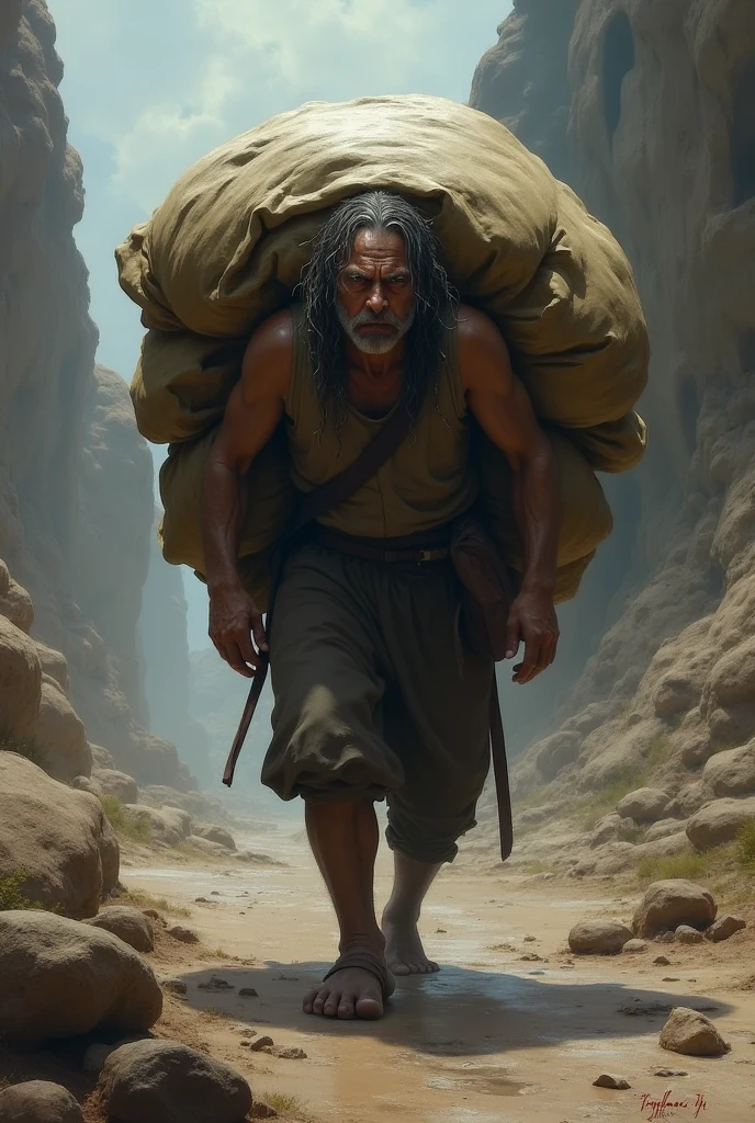 Carrying burdens - SeaArt AI