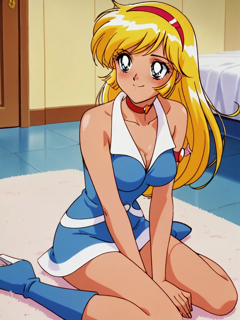 傑作,最高品質,非常に美的な,ハイレゾ, キサラギハニー, 1girl, ソロ, 金髪, ロングヘア, ブルーアイズ, 中くらいの胸 - SeaArt AI