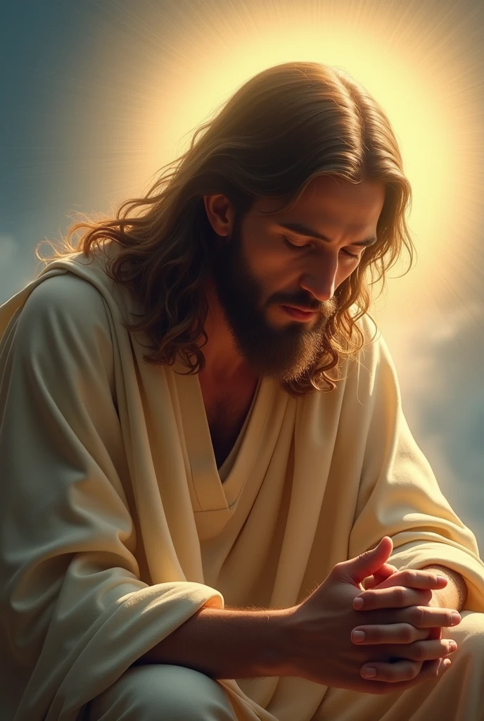 1. Prompt 1: A hyper-realistic depiction of Jesus Christ in a ...