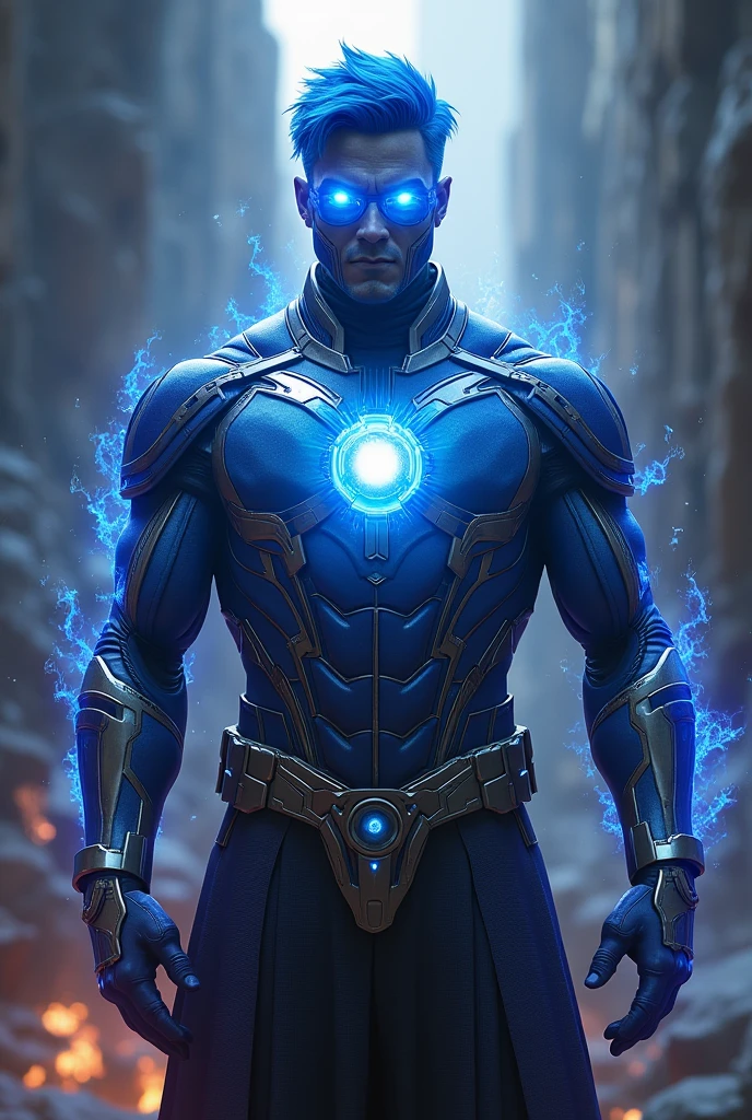 Avenger stones on breastInfinity stones on armor. Superhero. Eye lights ...