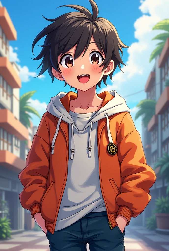 Make an anime character that will represent me from now on - SeaArt AI