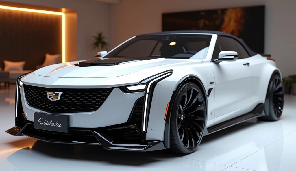 create an ultra-detailed 3D render, of a modern 2025 Cadillac Eldorado ...