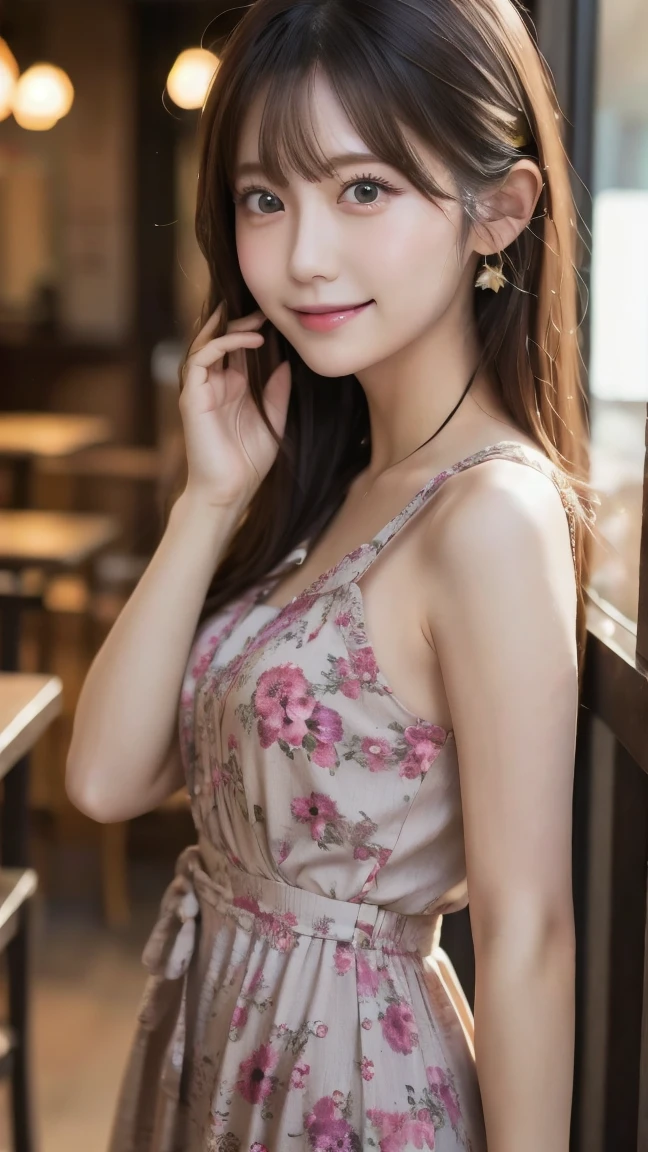 Japanese、Beauty、 dress、Hawaii、Cafe、 real、 - SeaArt AI