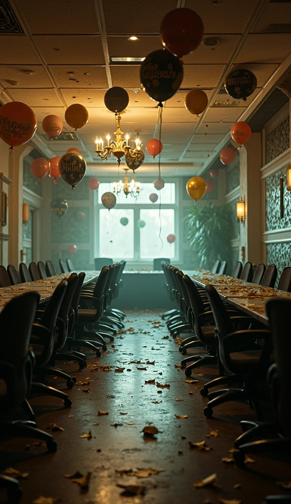 90s New Year party celebrated in an office building that was abandoned ...