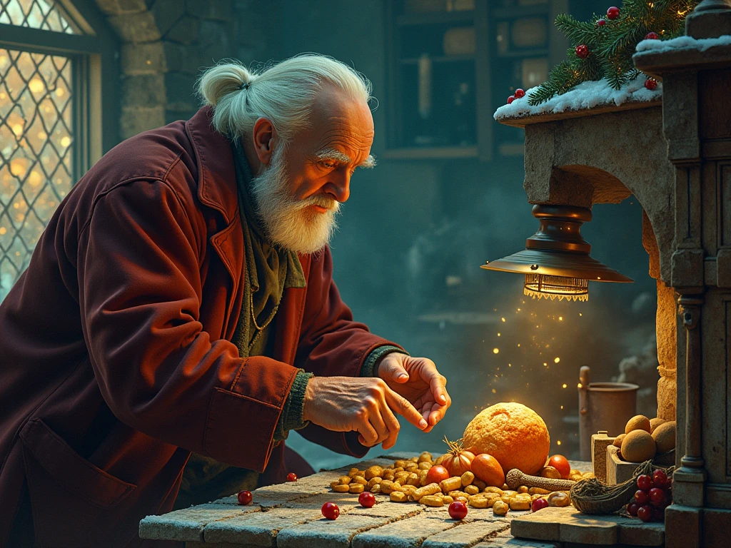 In the end, Scrooge transforms, choosing kindness and generosity ...