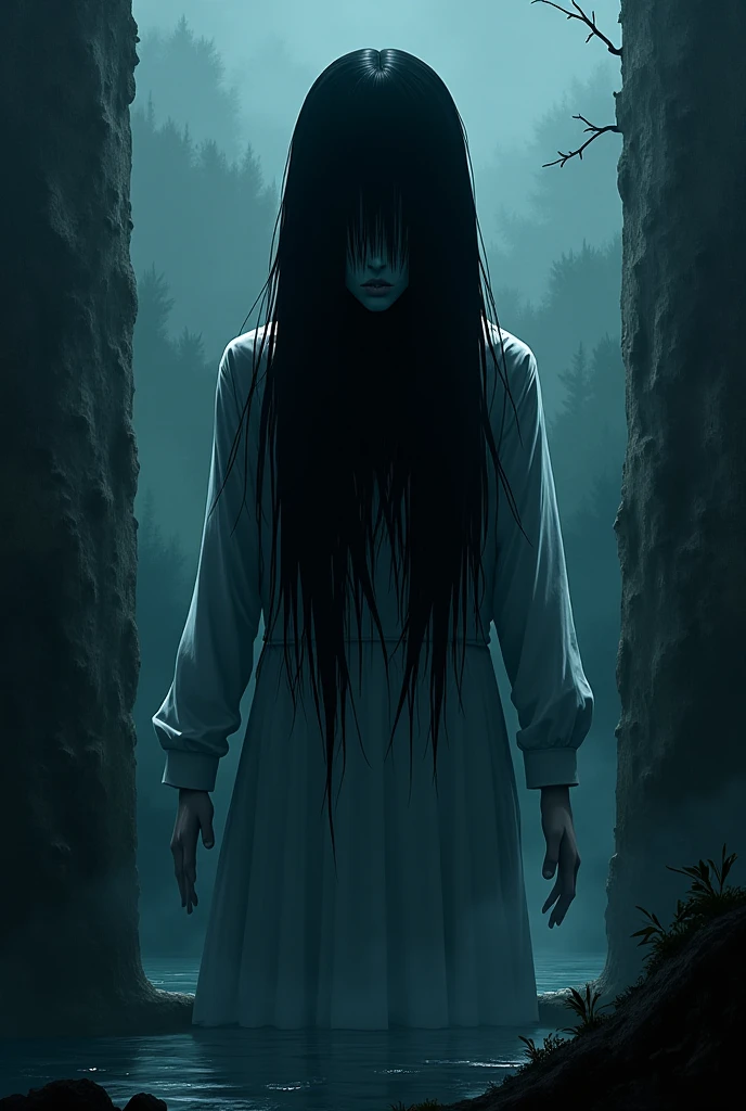 Sadako anime style - SeaArt AI