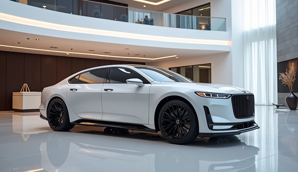 A luxurious (2025 Chrysler 300C)with a sleek futuristic design - SeaArt AI