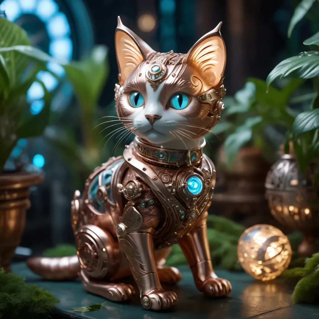 金属猫 - SeaArt AI
