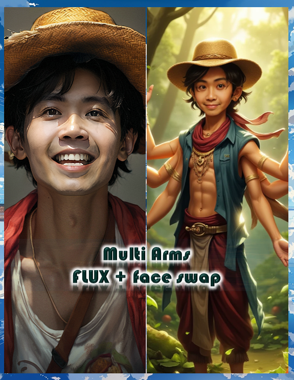 SeaArt AI | 多臂人像 multi arms