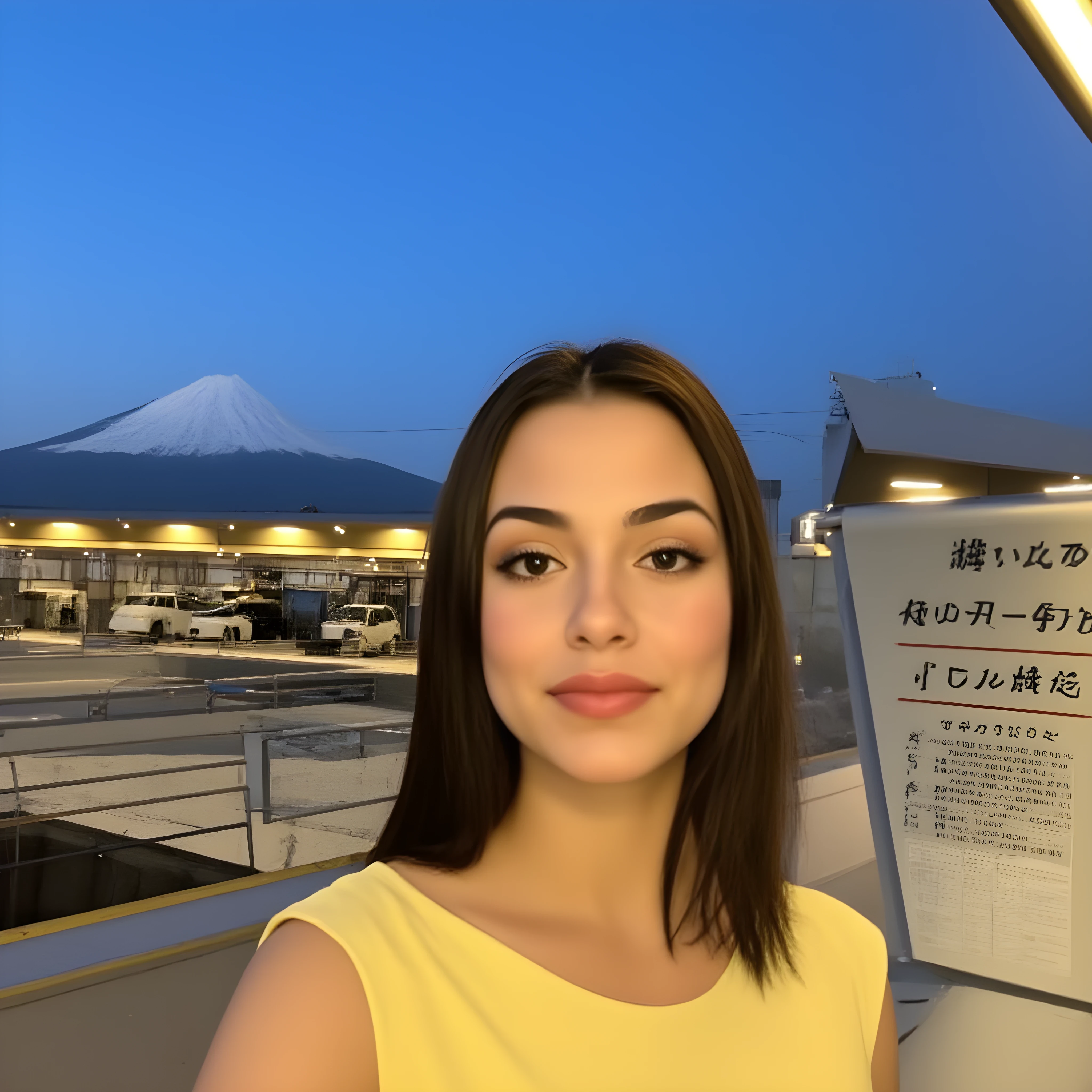SeaArt AI | Mount Fuji Selfie