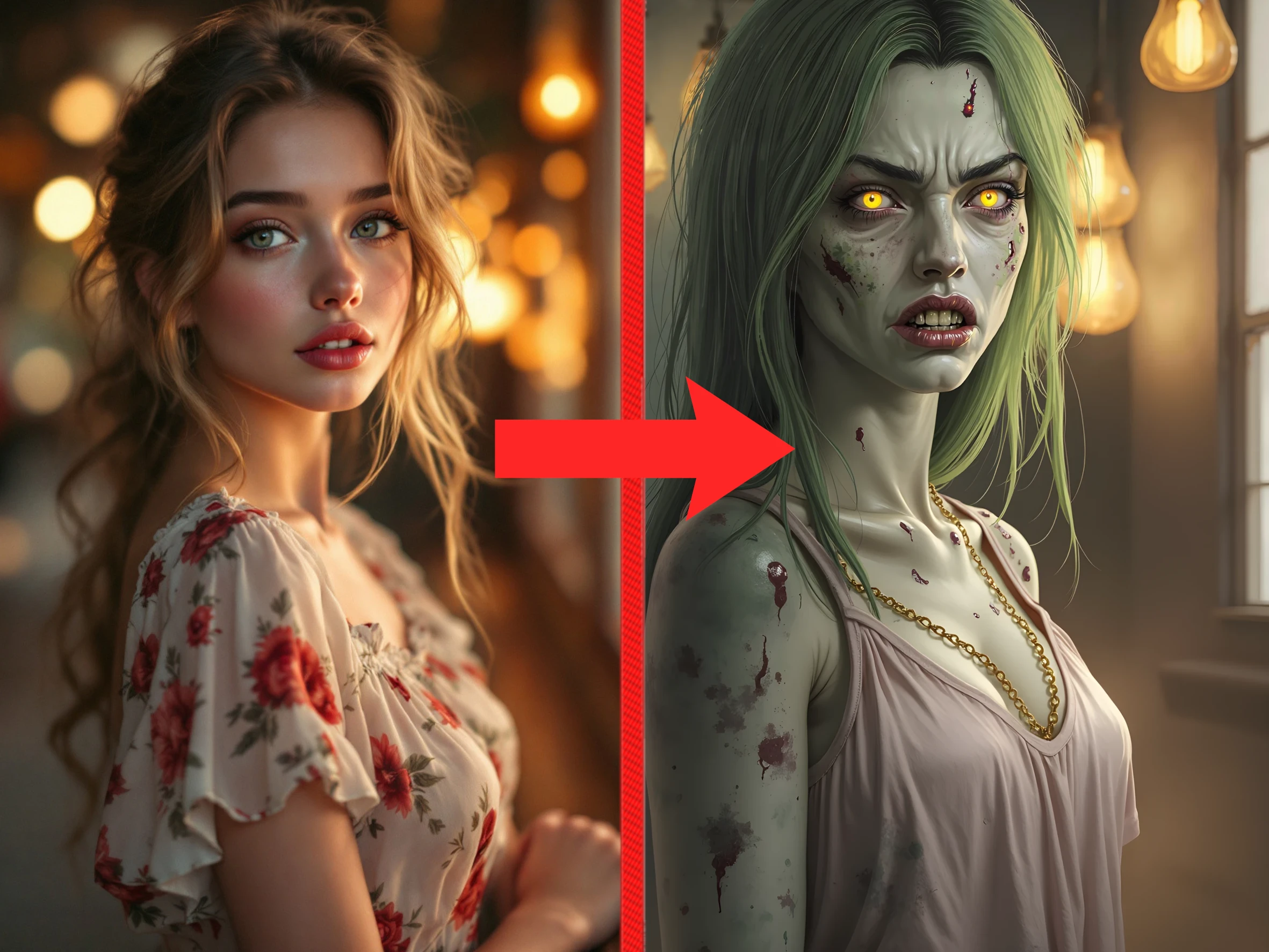 SeaArt AI | Zombie Filter img2img