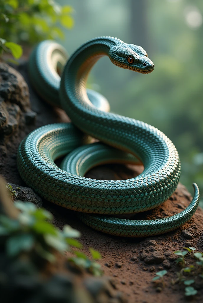 Snake moving - SeaArt AI