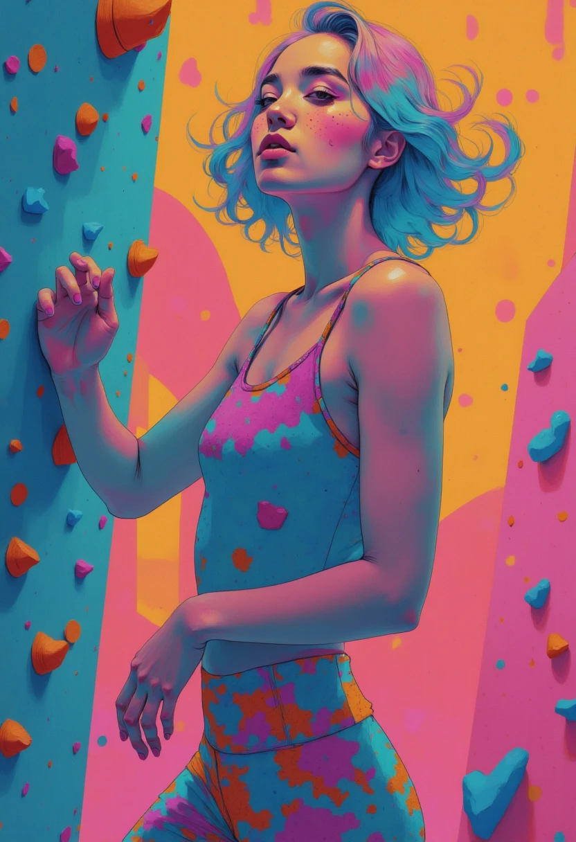 Beautiful anime girl, a work of art, 8K quality, body structure based ...