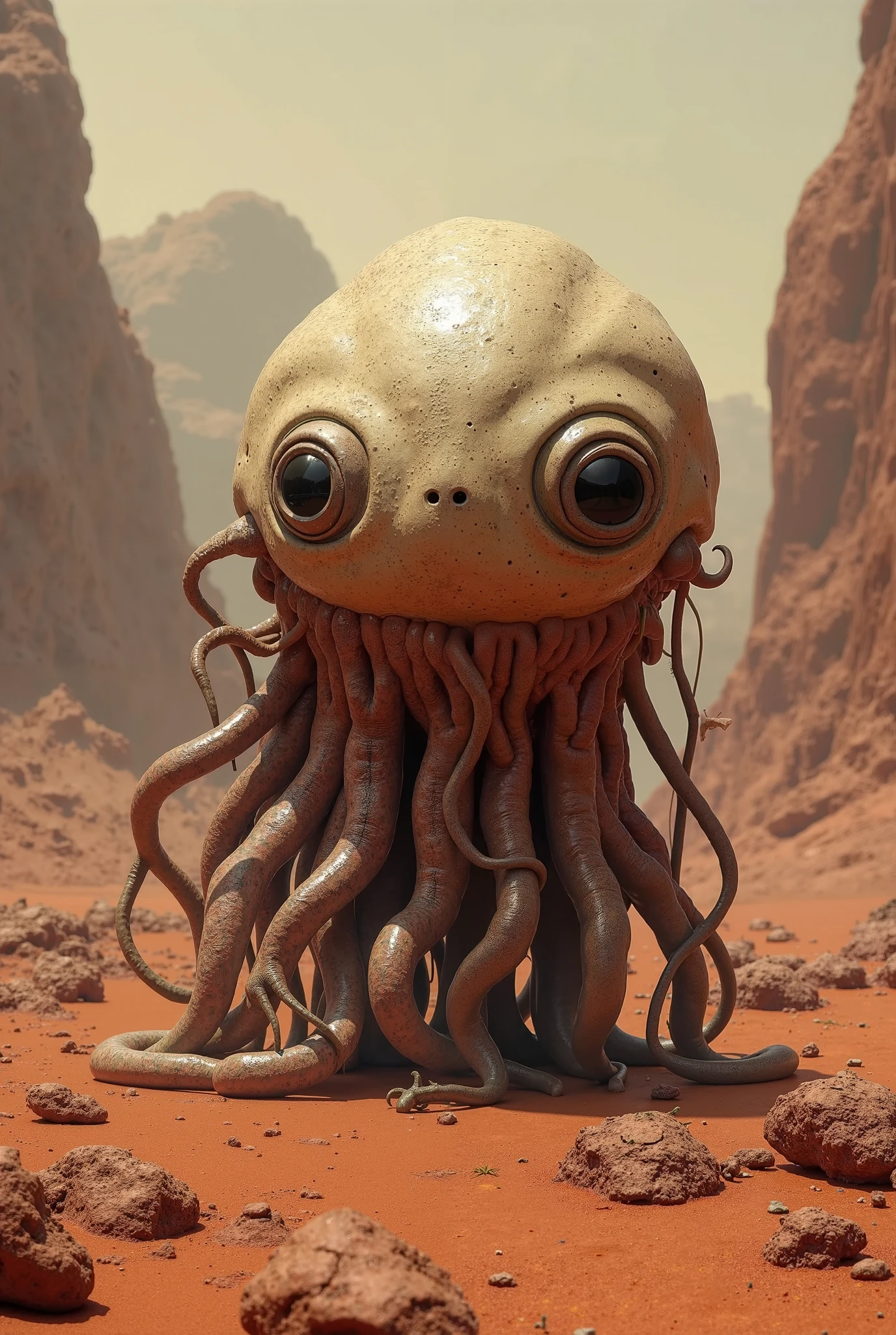 There is a very strange looking creature in the desert - SeaArt AI