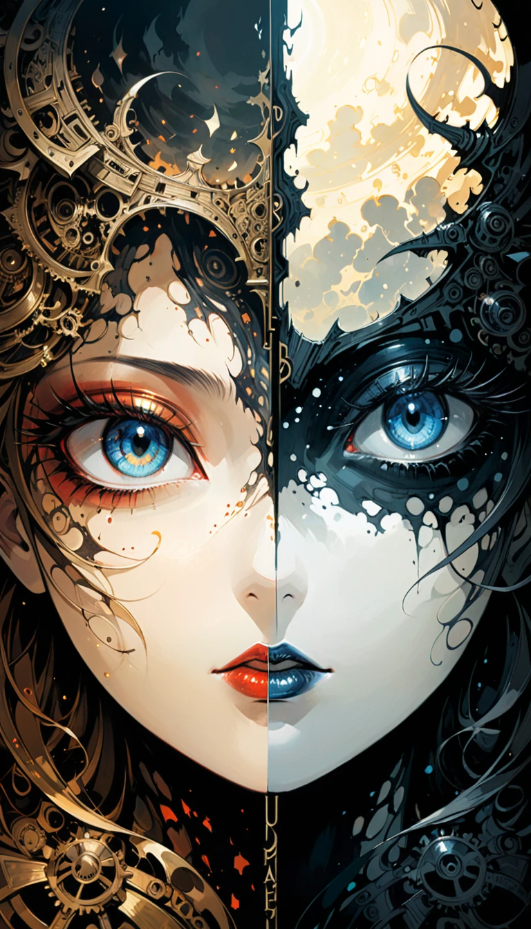 ((Masterpiece)), (best quality)), (ultra-detailed), in the style of ...