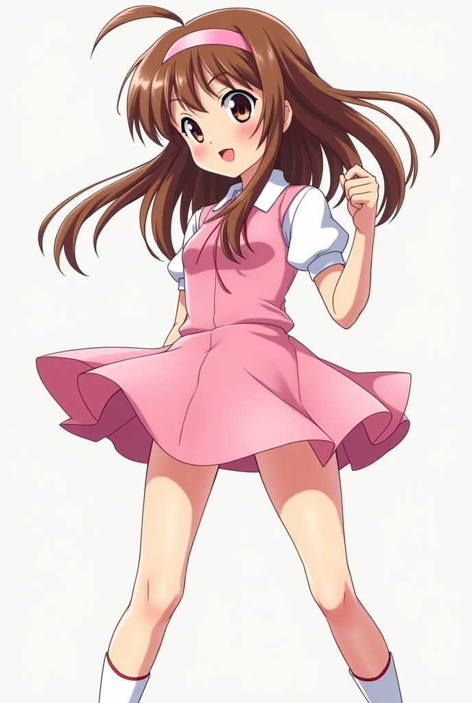 Masterpiece, 1 girl, solo, make her Sumire Hoshino from Perman anime ...