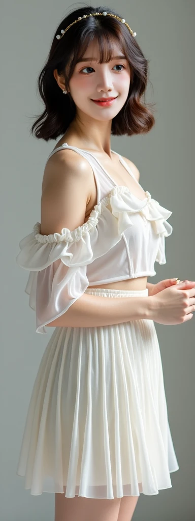 1 girl, full-body shot, portrait photography, studio setting - SeaArt AI