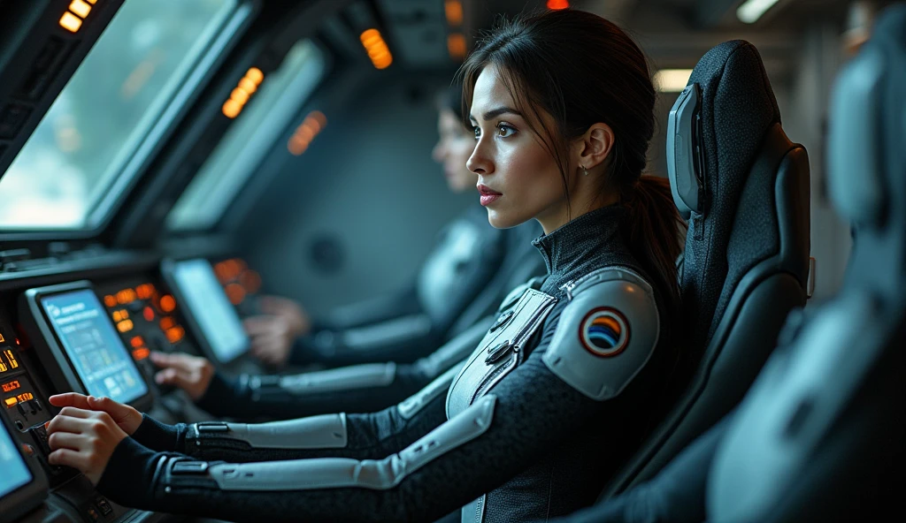 A hyper-realistic cinematic scene depicting a Galactic Space Combat ...