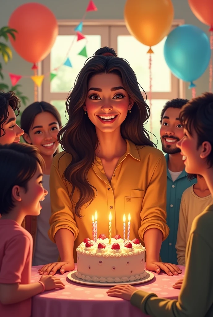 Happy birthday Jael Sanchez 29 - SeaArt AI