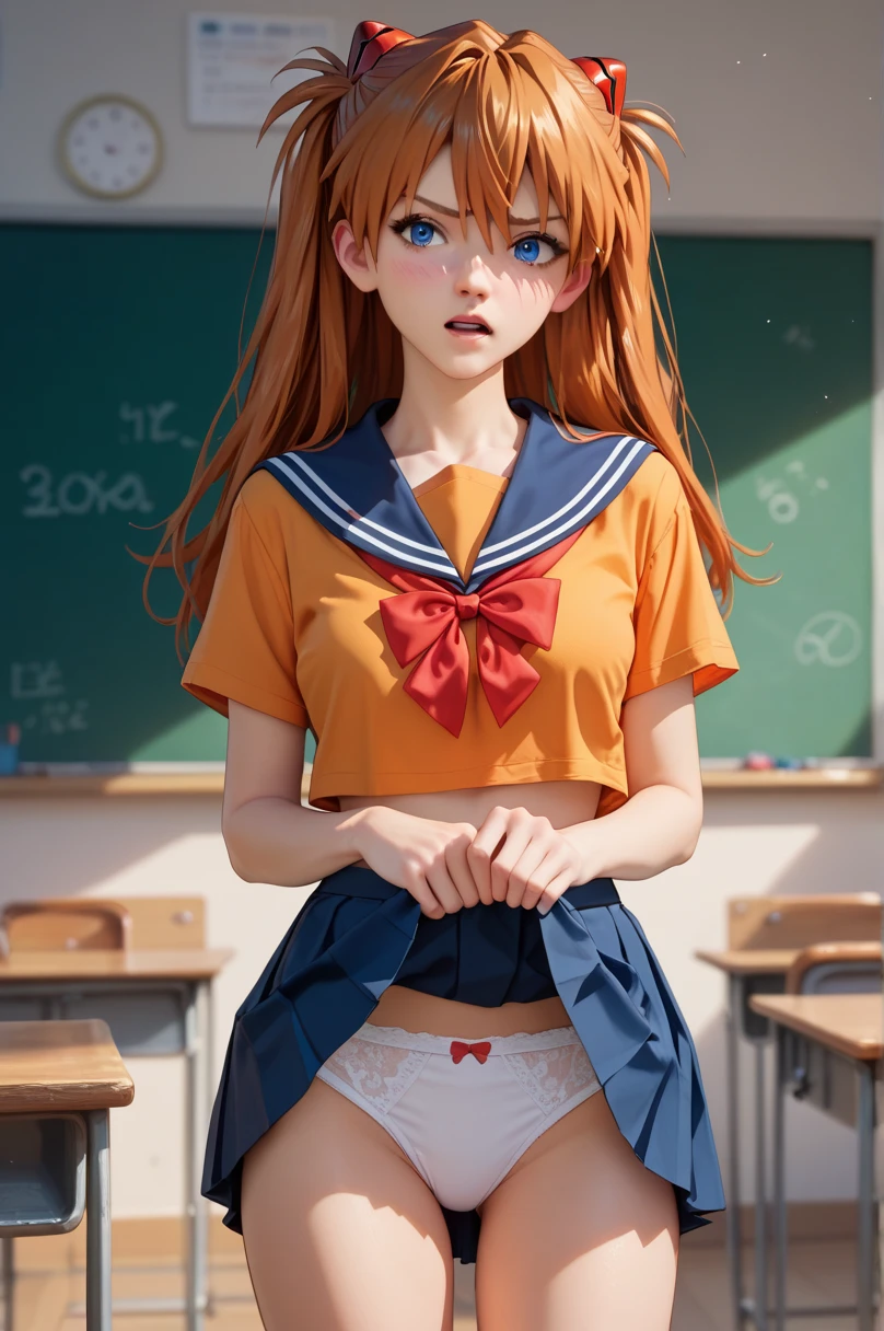One Girl , Soryu Asuka Langley \( Neon Genesis Evangelion - SeaArt AI