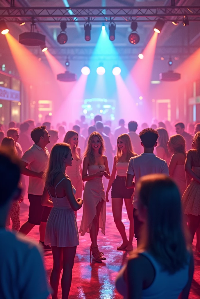 Recreate this poster with a 3d design of party and mention all the rest ...