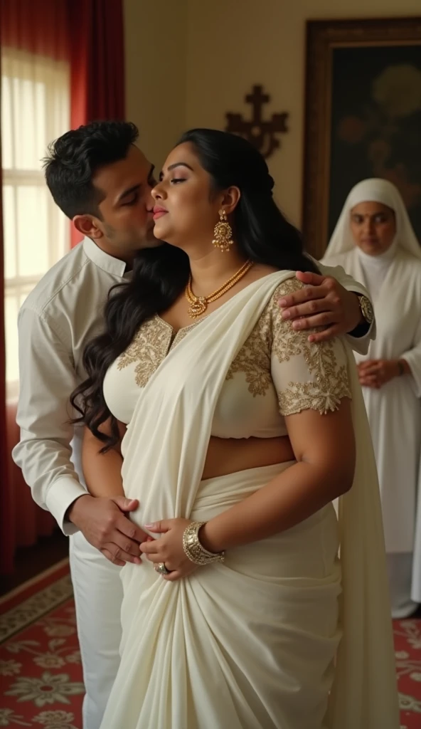 Full body image, side view Full body image, indian hourglass body - SeaArt AI