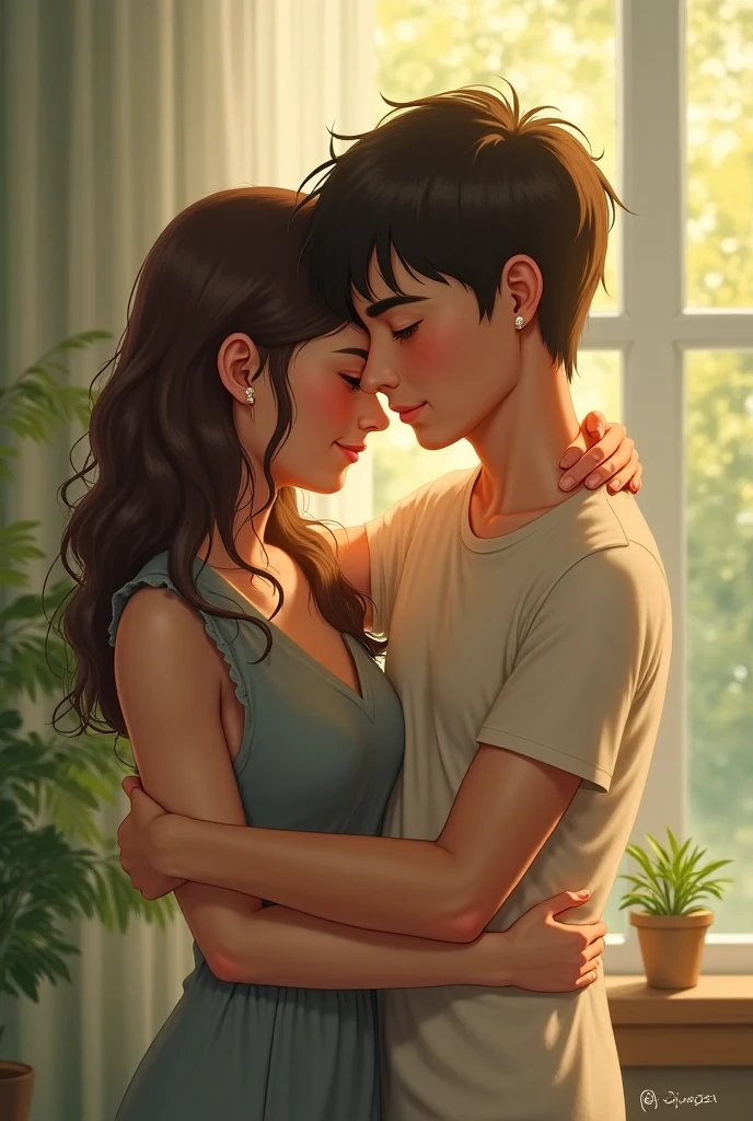 To hug close - SeaArt AI