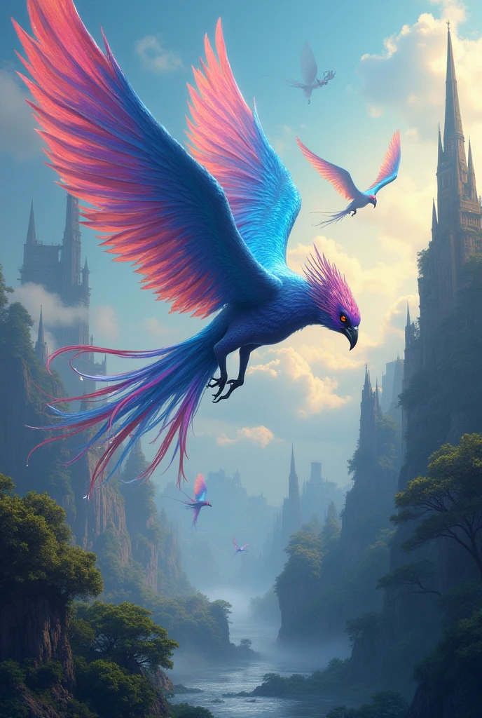 Fantasy birds - SeaArt AI