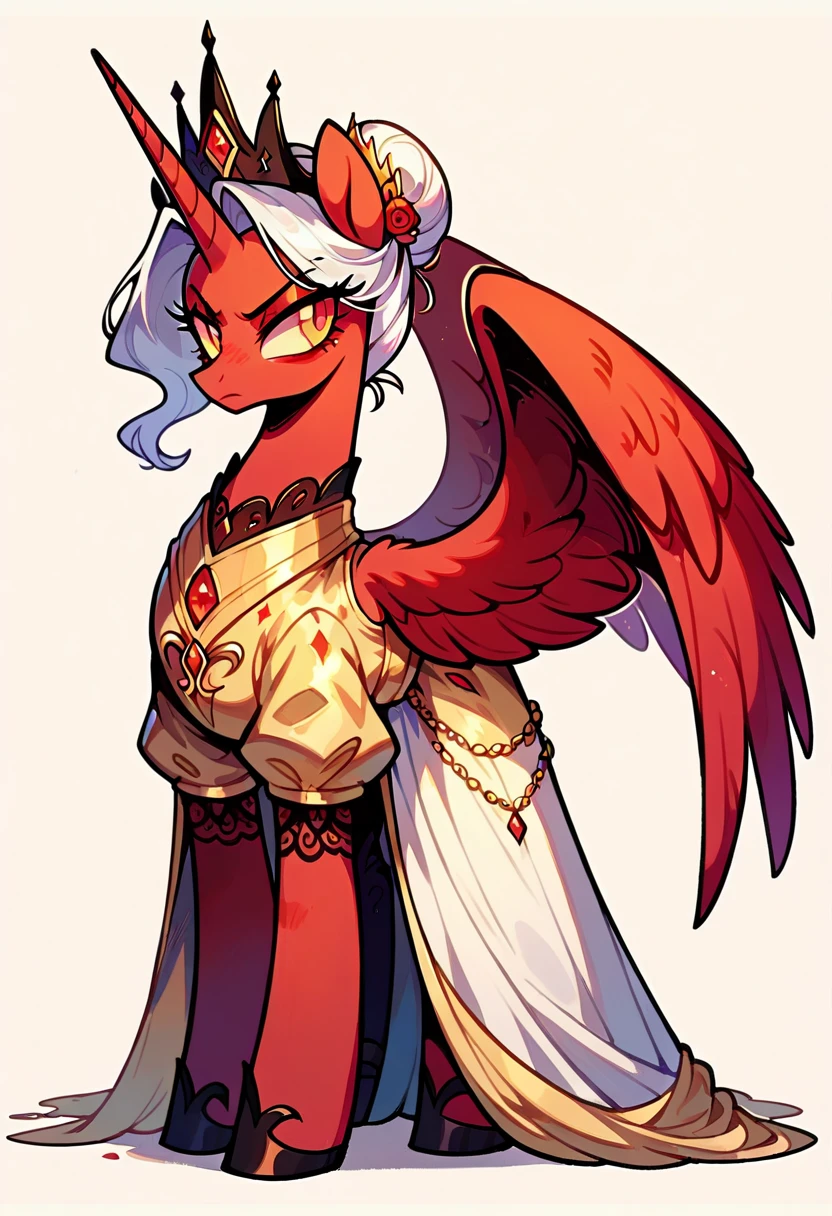 Painting《My Little Pony》The Evil Cocoon Queen in，The appearance of evil ...