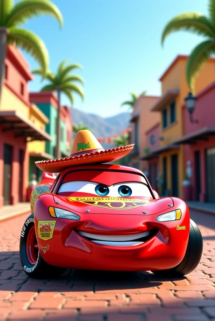 Rayo Mcqueen Mexicano - SeaArt AI