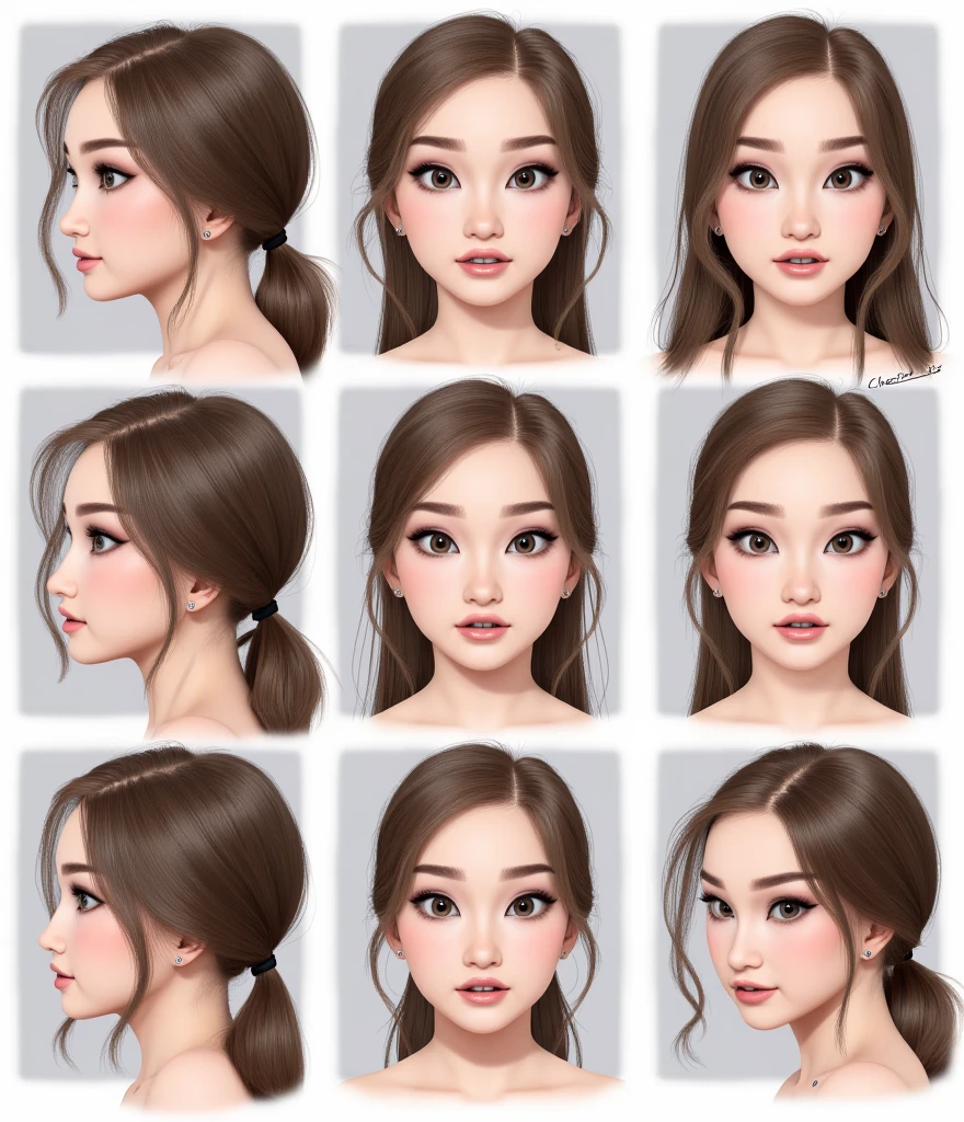 20-year-old, teen, ch3ry1b10ss0m woman, long hair, loose hair - SeaArt AI