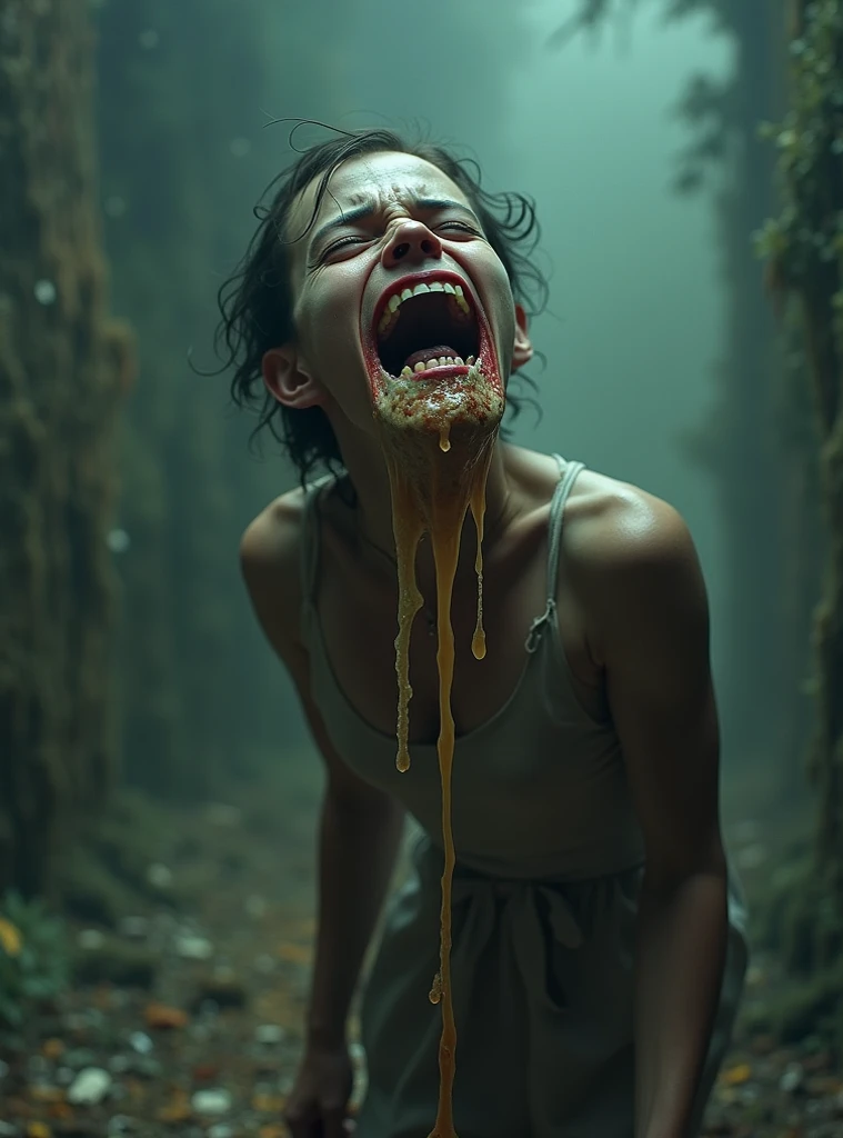 Vomiting drink - SeaArt AI