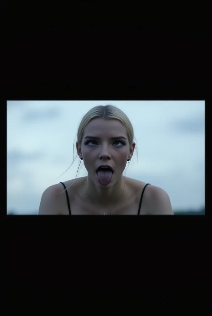 "1 young woman, ((anya taylor joy, witch)), with a handkerchief tied ...