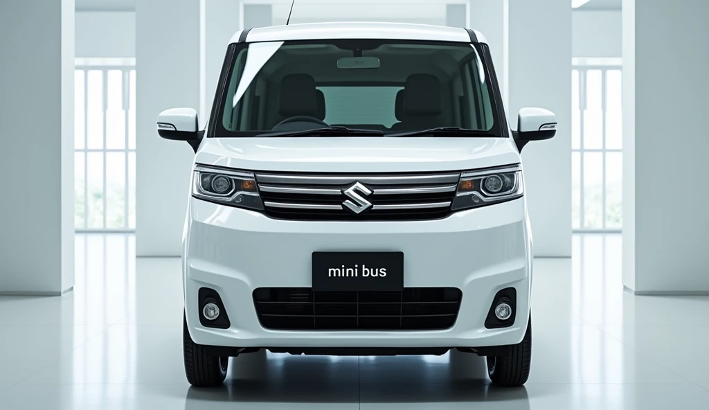 2025 Suzuki mini bus front view in shoowroom white colour full hd image ...