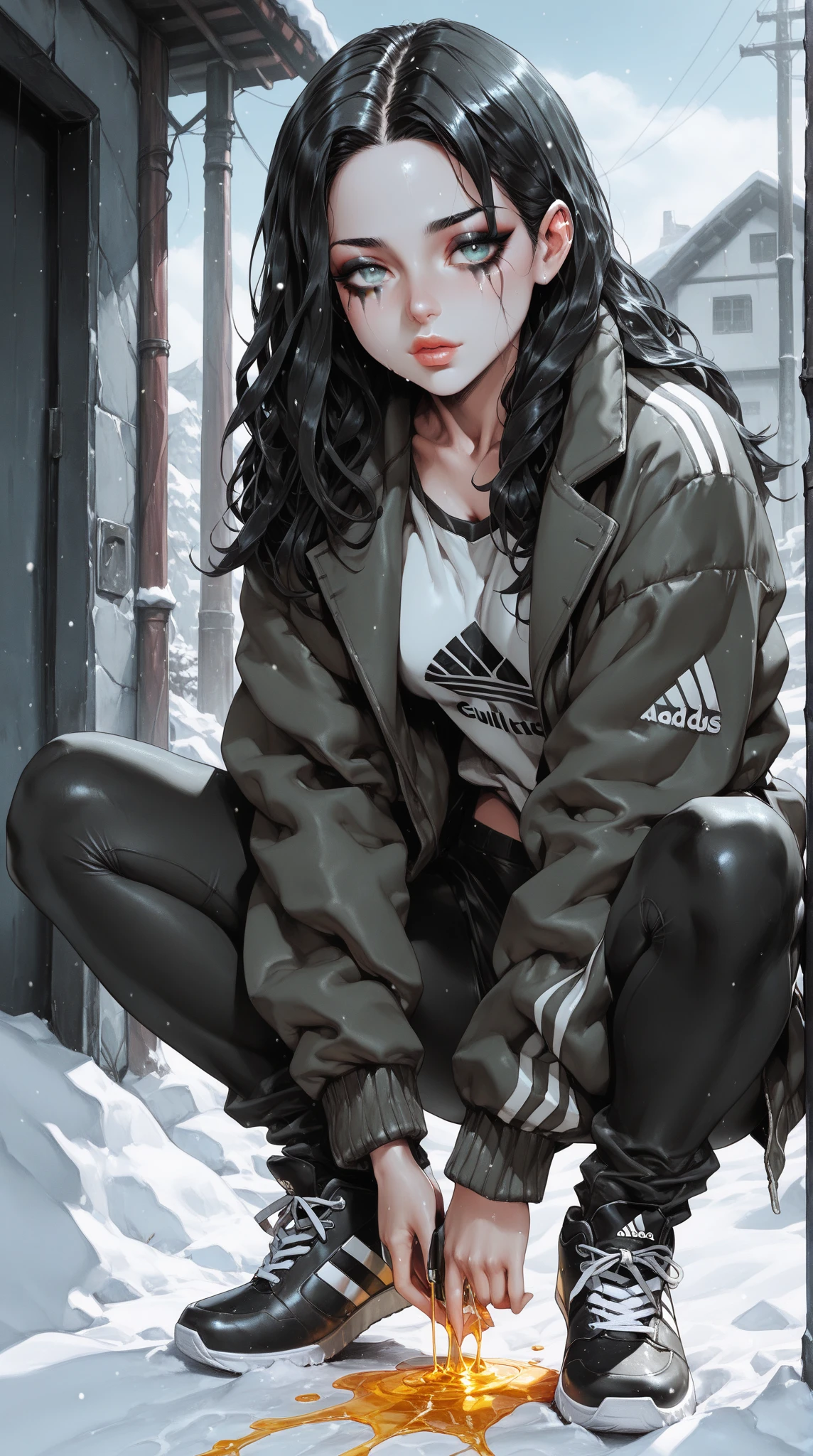 Close-up from the waist to the head : A young Japanese woman - SeaArt AI