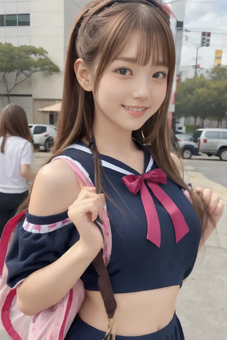 (( Japanese transcendental cute 6th grader)) , (smile), - SeaArt AI