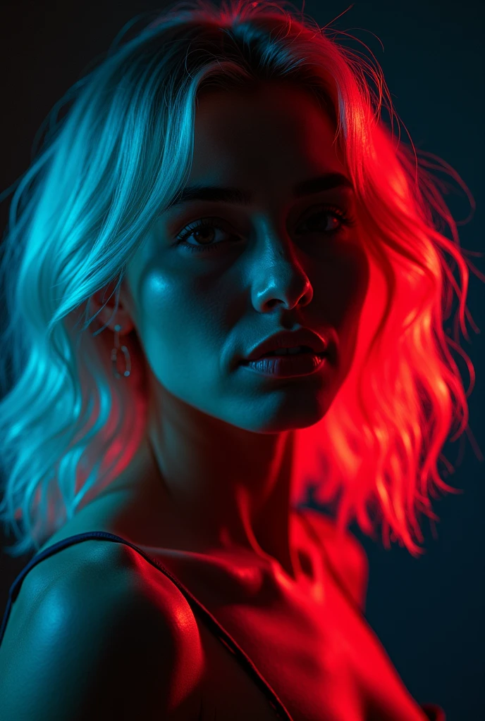 Bold hair, backlit - SeaArt AI
