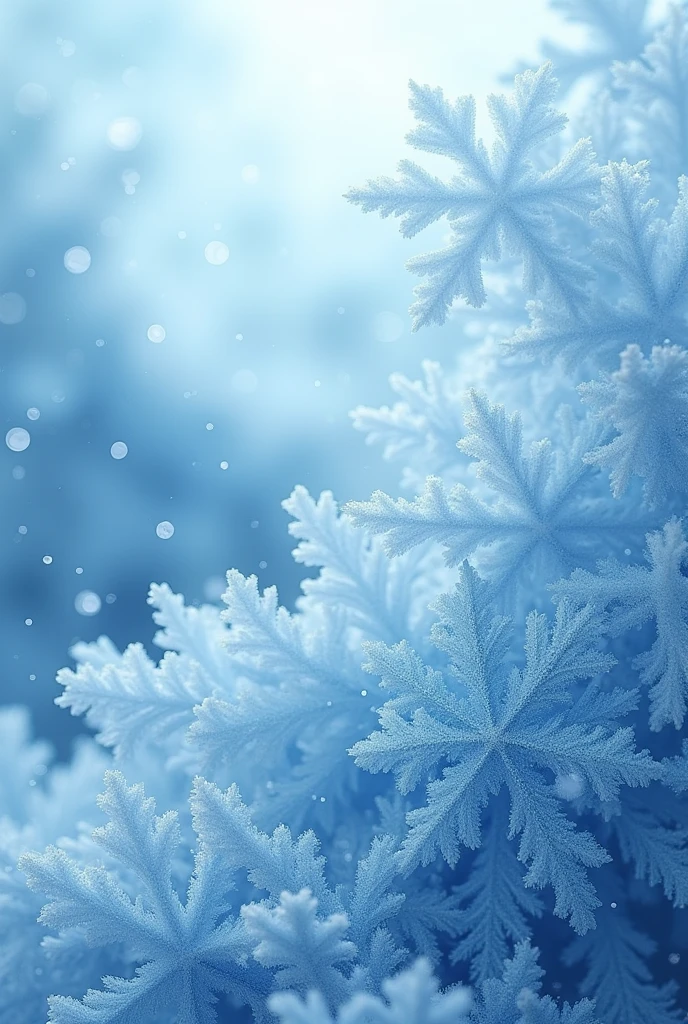 A visually striking image of an icy background with frosty textures ...