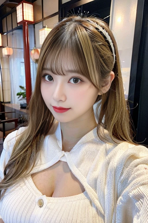 Woman Japanese gal Selfie big breasts, high definition - SeaArt AI