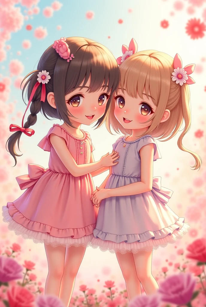 Cute girls - SeaArt AI