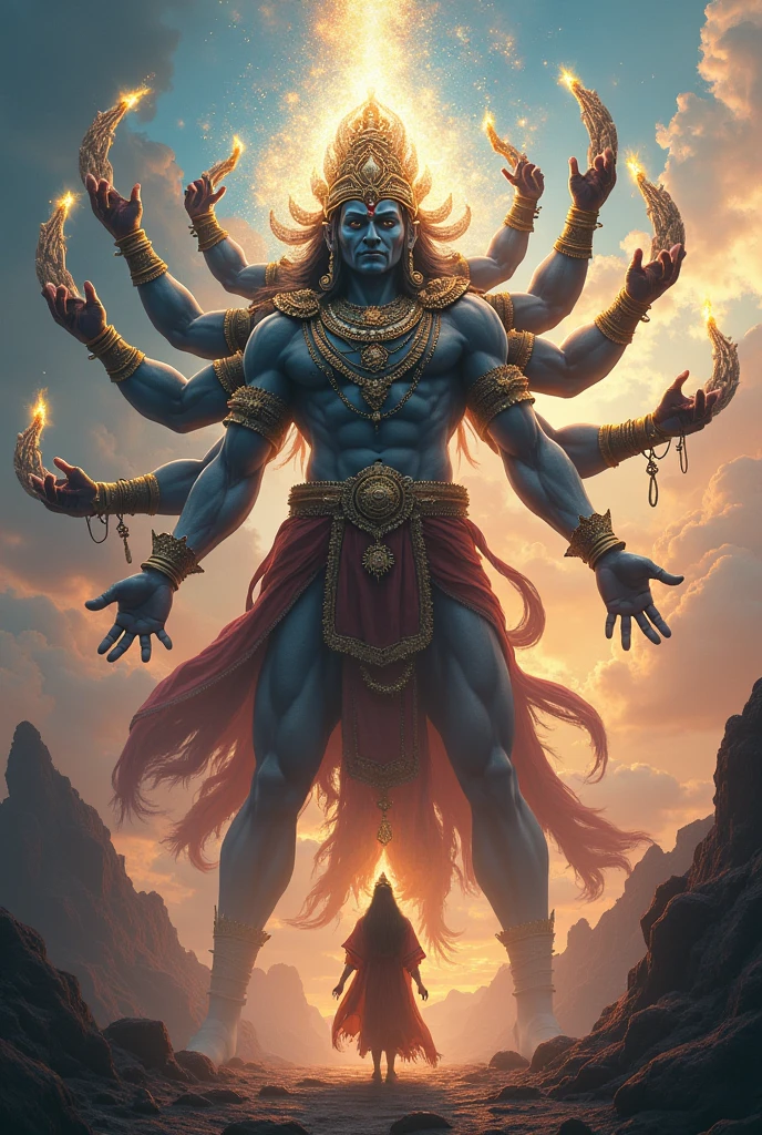 Ravana comming his dadumonara - SeaArt AI