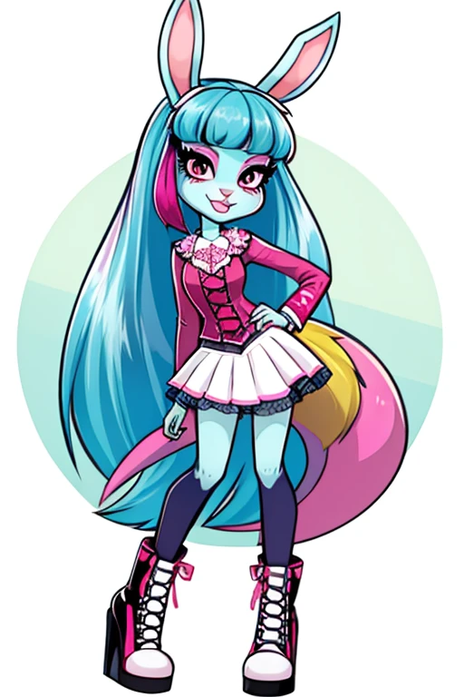 Female furry teenager beautiful and cute sara the Bunny monster high ...