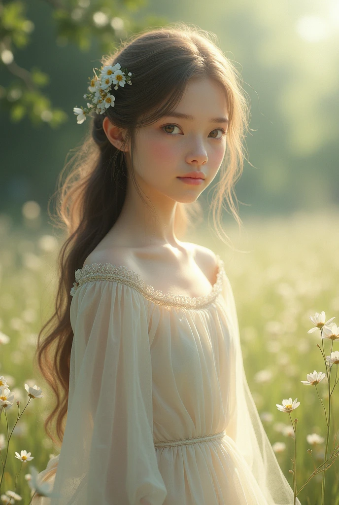 A most innocent lady - SeaArt AI