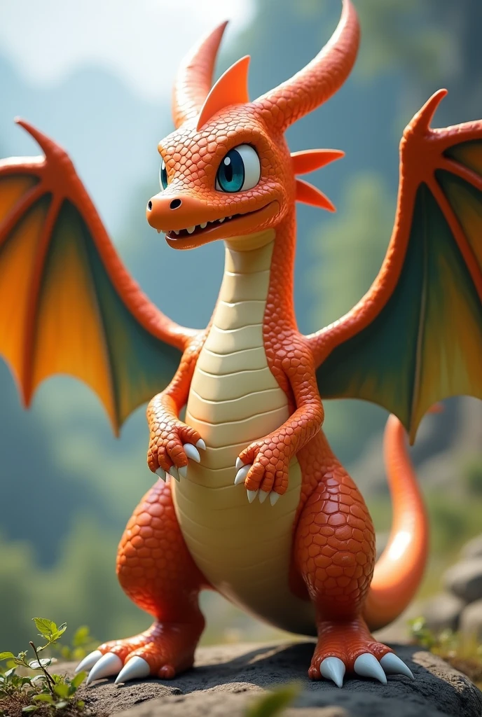 The pokemon dragonite realistic - SeaArt AI