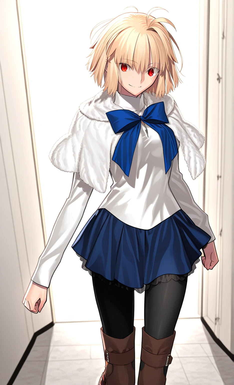 Arcueid\(Tsukihime\)、 1 girl 、arcdefault 、 red eyes、 blond hair - SeaArt AI