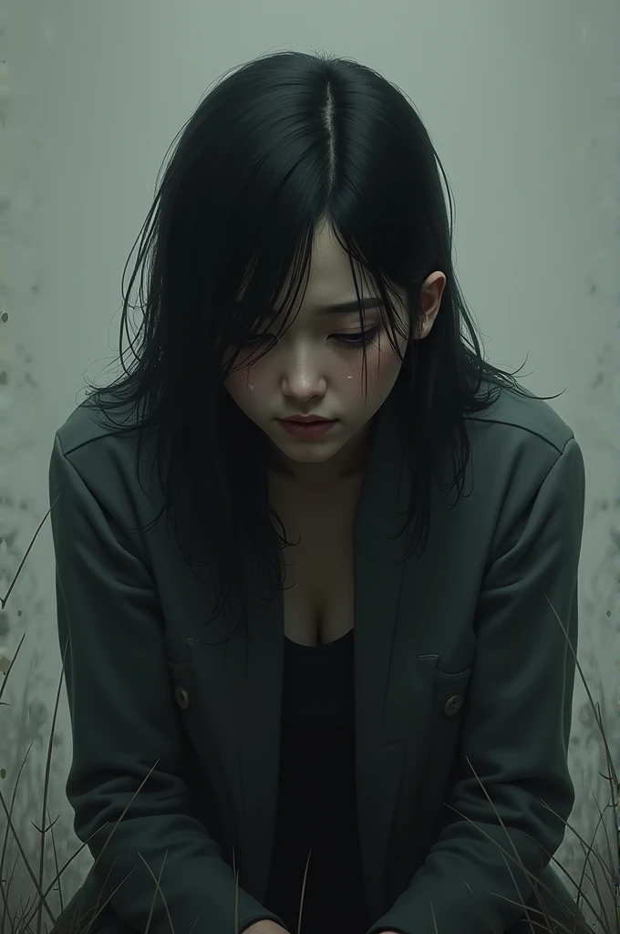 Create the image of a sad person - SeaArt AI